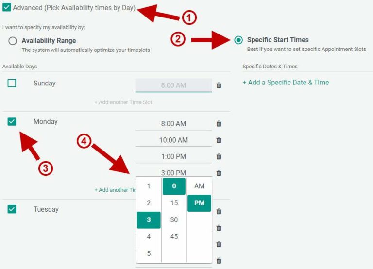 How to Setup Specific Start Times - End to End Meeting Management ...