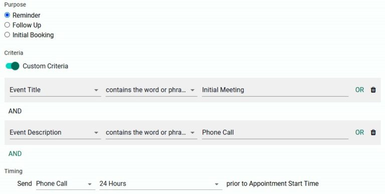 Offer Phone Call Voice Reminders to Clients