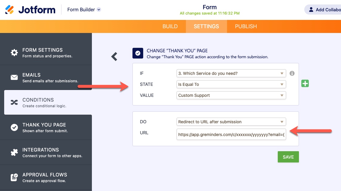 Jotform with GReminders - End to End Meeting Management Platform - SMS ...