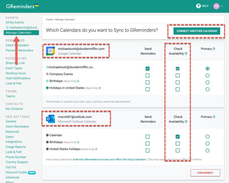 Working With Multiple Calendar Accounts SMS Text Reminders For working-with-multiple-calendar-accounts-sms-text-reminders-for