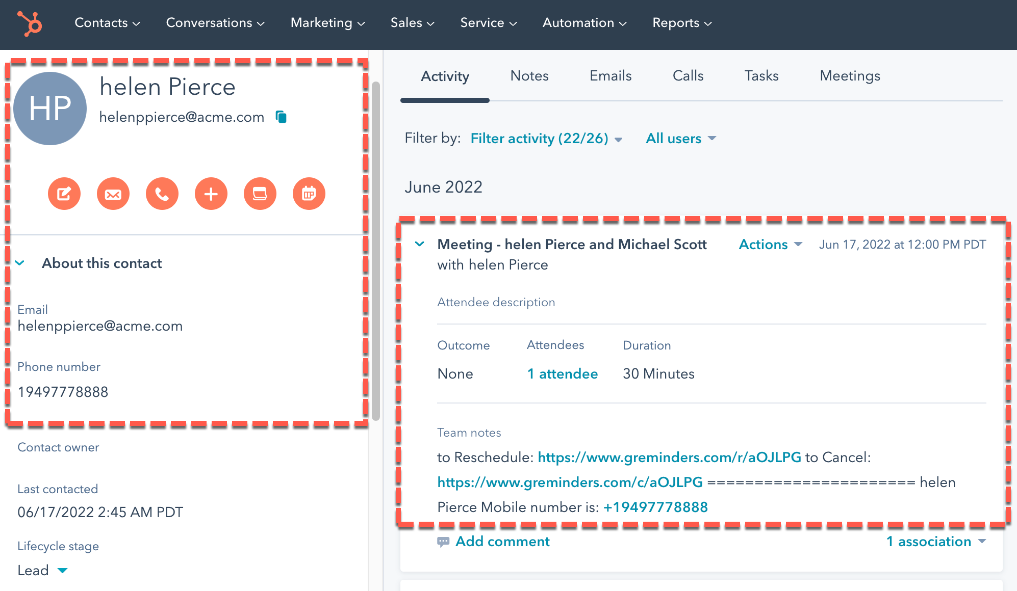 Send SMS Reminders from HubSpot