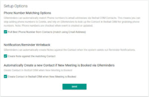 Redtail Integration when Redtail is Your Primary Calendar | GReminders