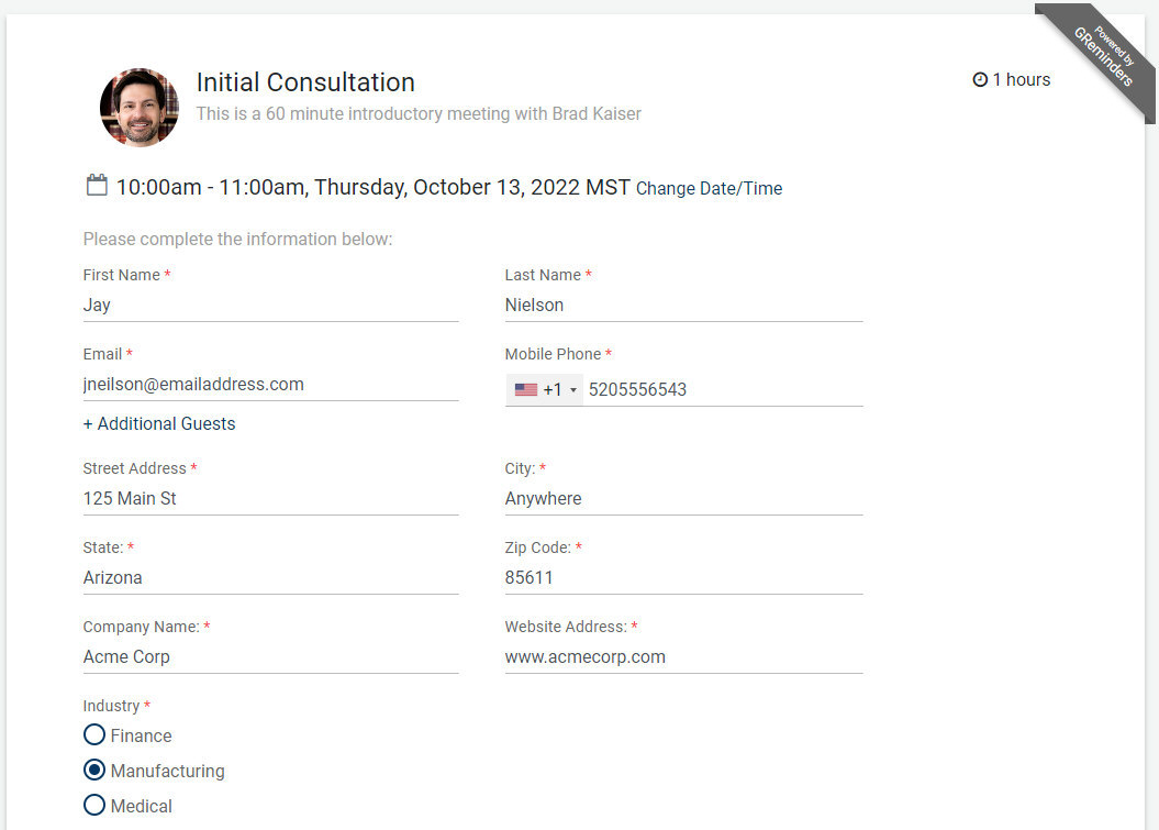 Mapping Questions to Your CRM During Online Scheduling |GReminders