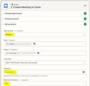 Scheduling a Zoom Call in Redtail | GReminders