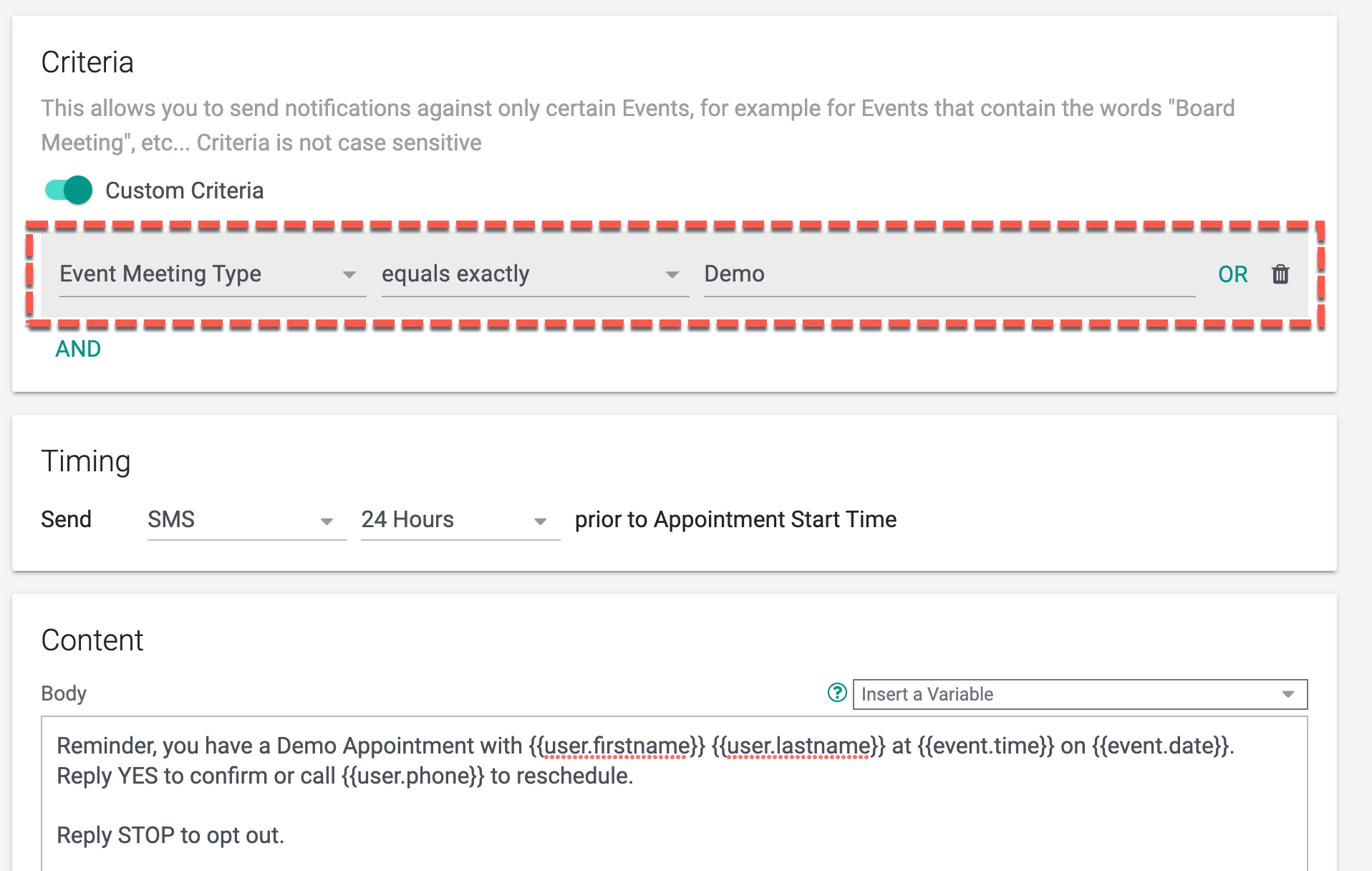 Meeting Types for Reporting and Notifications - End to End Meeting ...