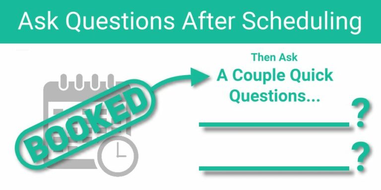 Post Schedule Questions for Online Scheduling | GReminders