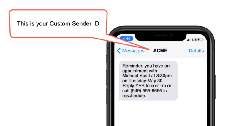 Custom Sender ID - End to End Meeting Management Platform - SMS ...