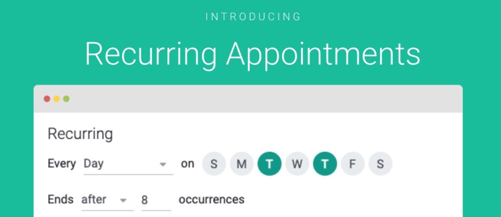 Scheduling Recurring Appointments - End to End Meeting Management Platform - SMS Reminders - AI ...