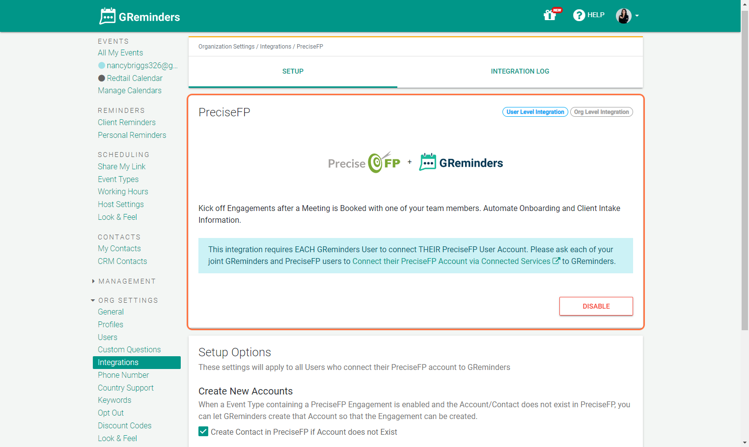 GReminders + PreciseFP Integration - End to End Meeting Management Platform - SMS Reminders - AI ...