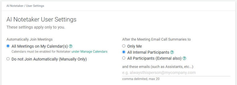 AI Notetaker Setup Help Guide - End to End Meeting Management Platform - SMS Reminders - AI ...