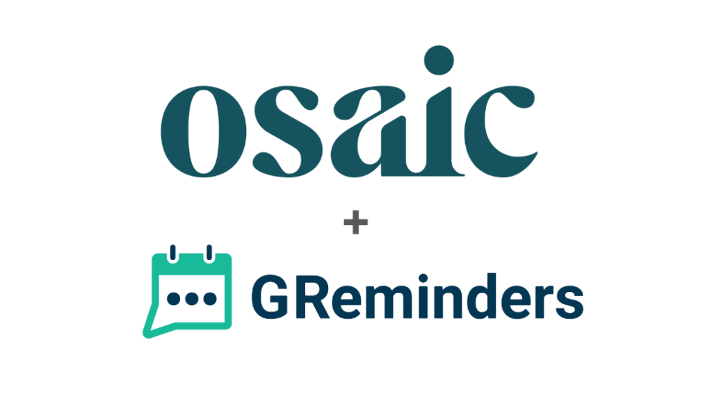 GReminders Partners with Osaic to Transform Scheduling and Automation