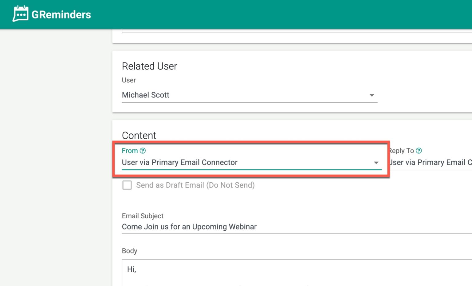 Sending Email from Your Mailbox - End to End Meeting Management ...