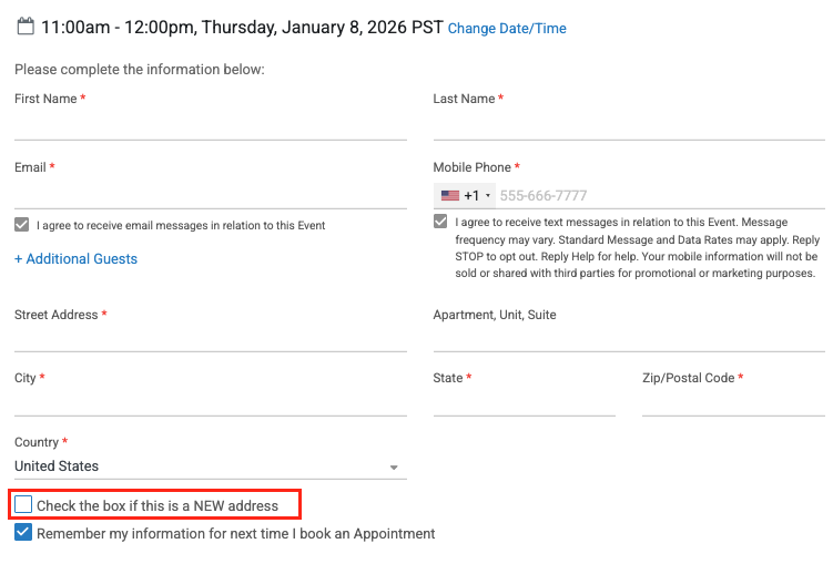 Capturing Address Changes Safely - End to End Meeting Management ...