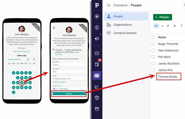 Pipedrive SMS reminders for appointments and Automated Client Scheduling