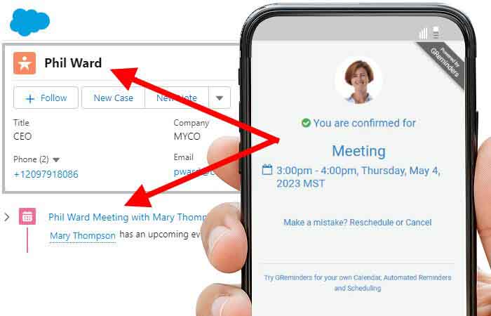Salesforce Text Reminders / SMS Reminders for appointments and ...