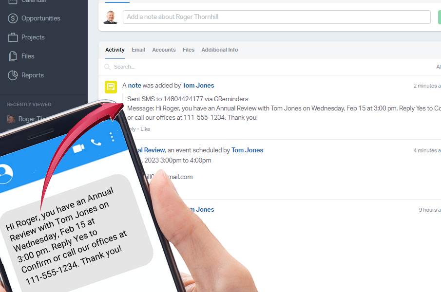 Wealthbox Text Reminders for Appointments and Automated Client ...